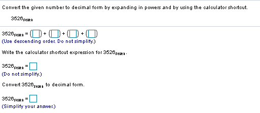 Solved Convert the given number to decimal form by expanding | Chegg.com