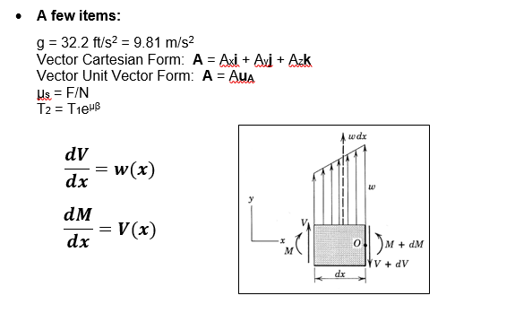 Solved A few items: g 32.2 ft/s2 9.81 m/s2 Vector Cartesian | Chegg.com