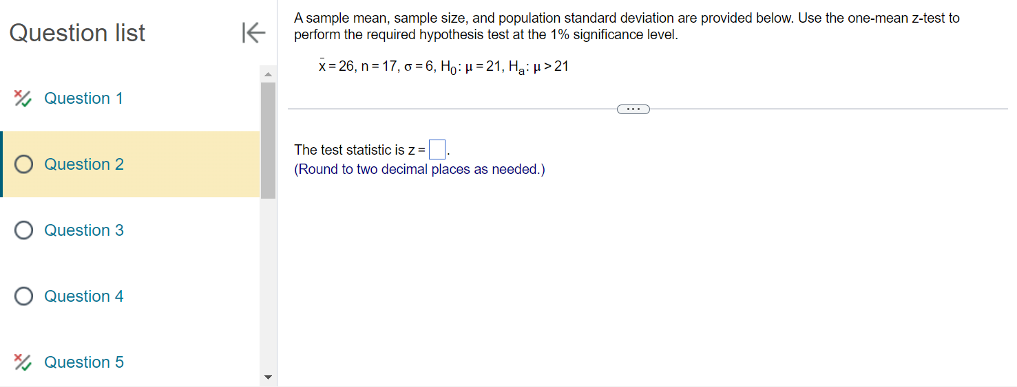 Solved Question list Question 1 Question 2 Question 3 | Chegg.com