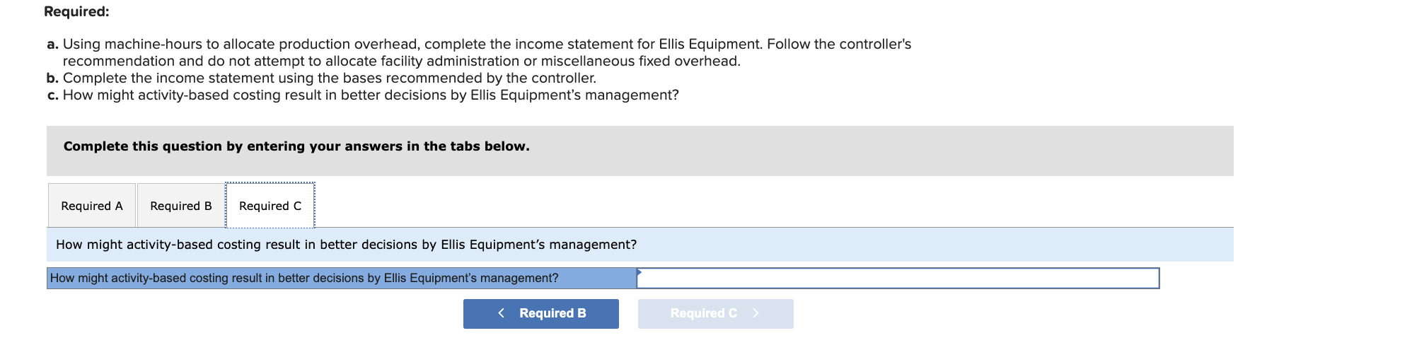 Problem 9-59 (Algo) Adopting an Activity-Based | Chegg.com