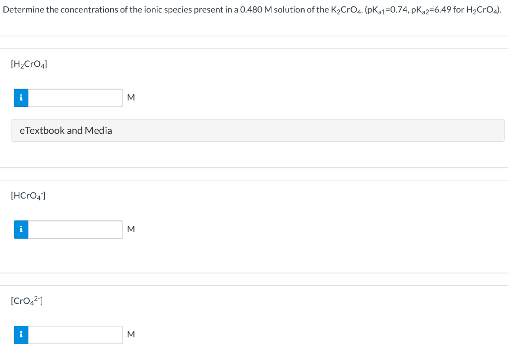 Solved Determine the concentrations of the following ionic | Chegg.com