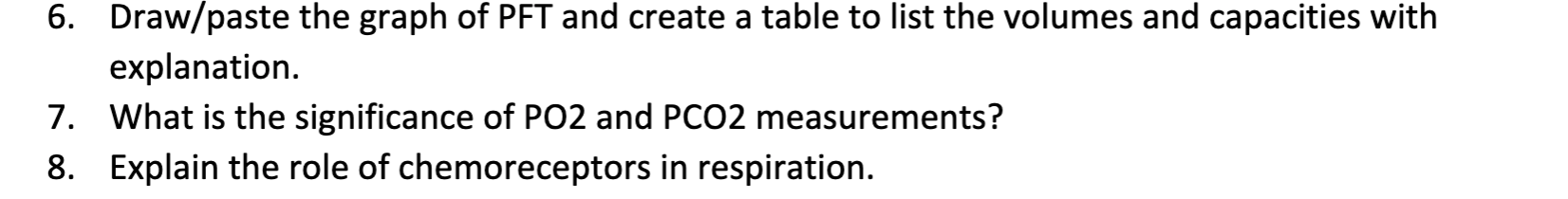 Solved 6. Draw/paste the graph of PFT and create a table to | Chegg.com