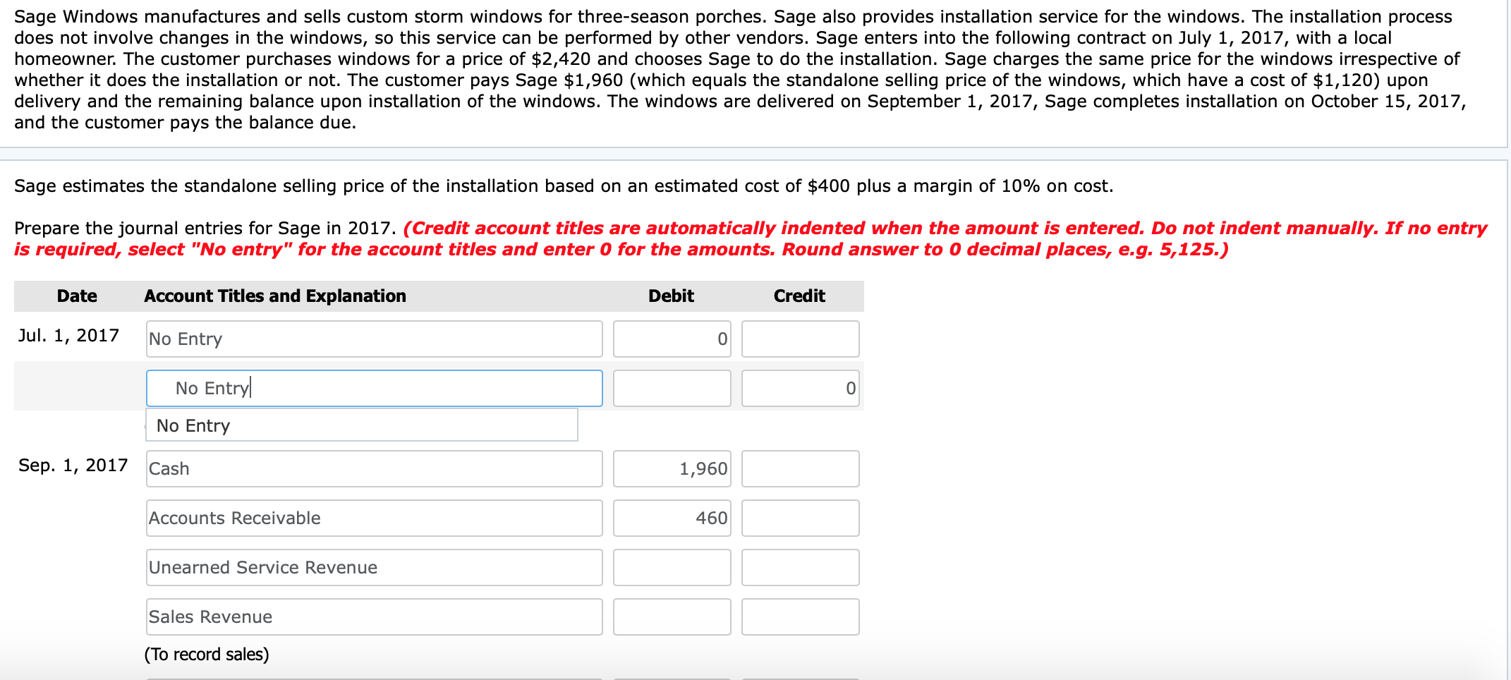 Solved Sage Windows manufactures and sells custom storm | Chegg.com