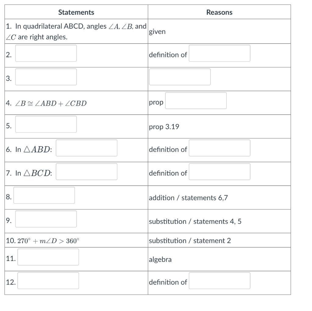 Solved Definition: a Lambert quadrilateral is a | Chegg.com