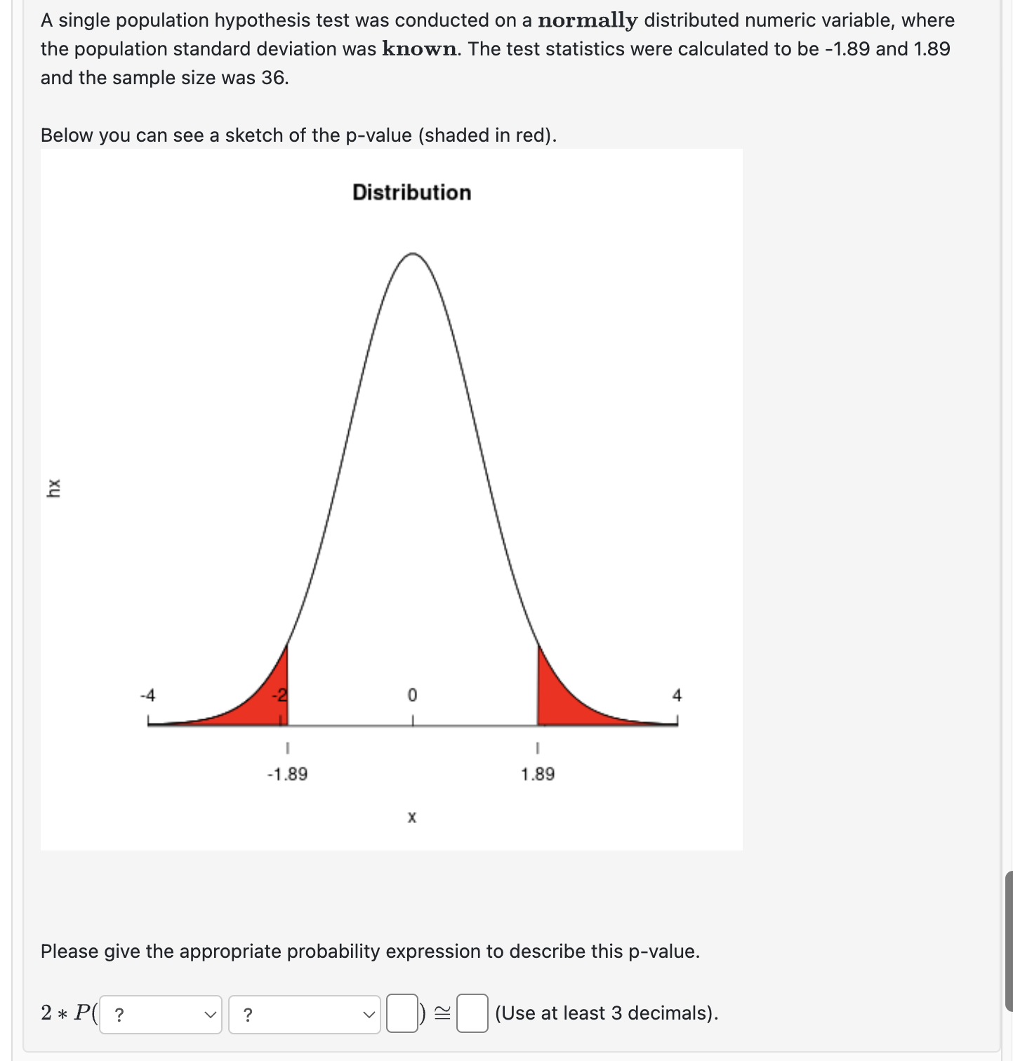 Solved A single population hypothesis test was conducted on | Chegg.com