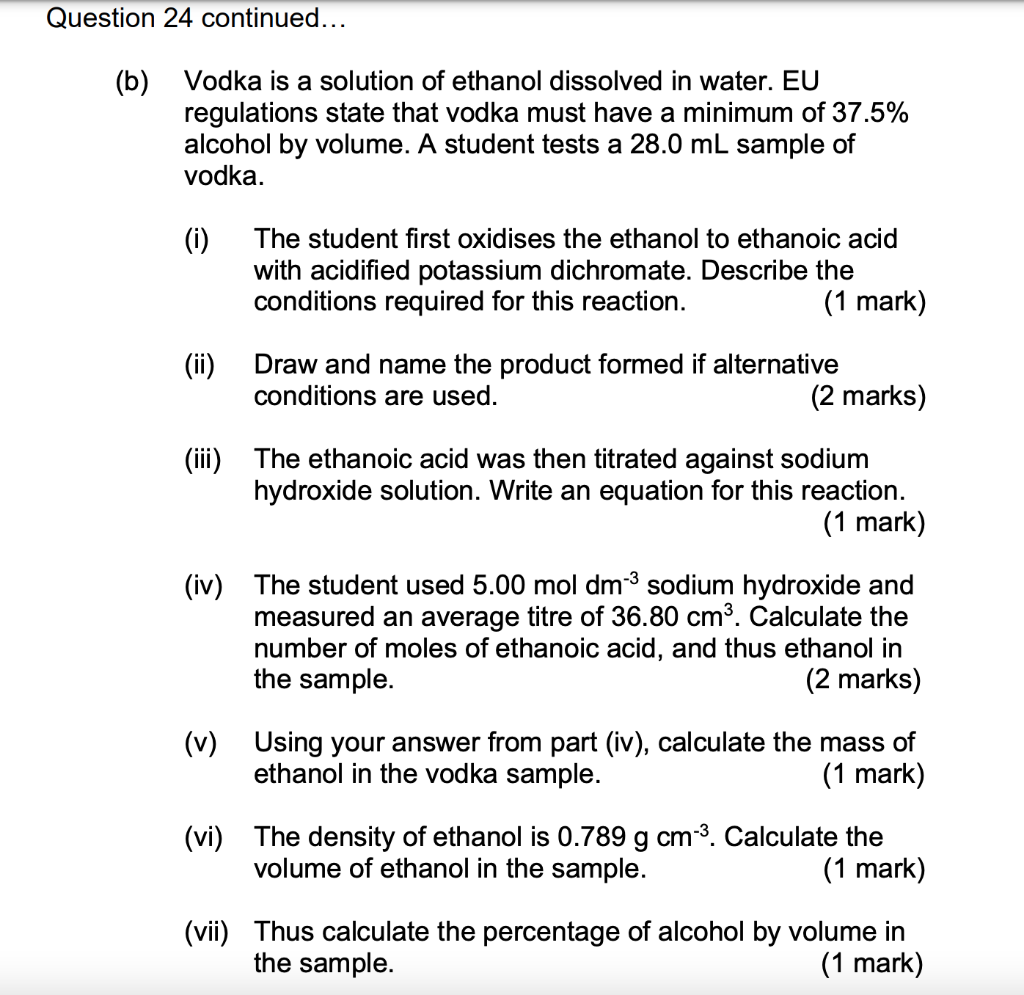 Solved 24. (a) Pale blue copper hexaaqua ions can be | Chegg.com