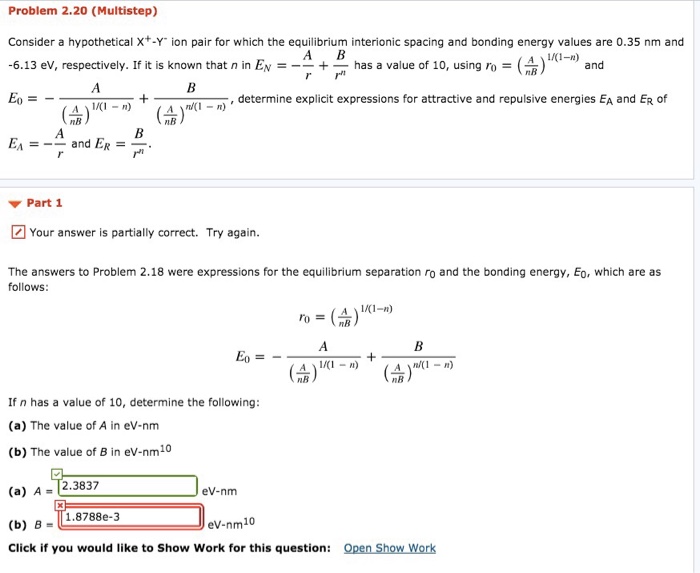 Solved Problem 2.20 (Multistep) Consider a hypothetical x+-Y | Chegg.com