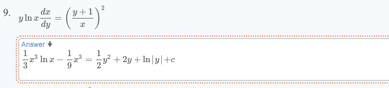 Solved solve the given differential equation by separation | Chegg.com