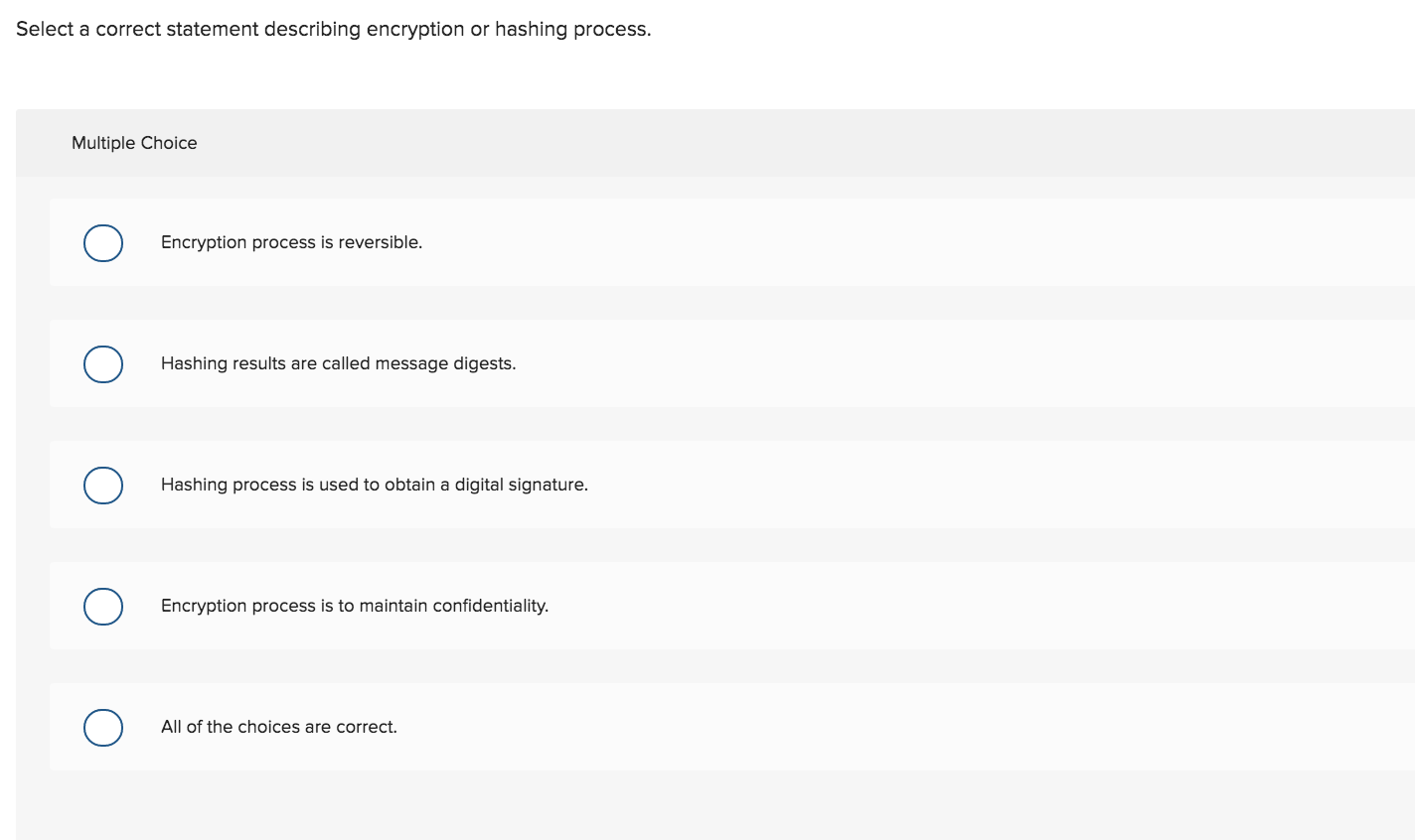 Solved Select A Correct Statement Regarding Encryption