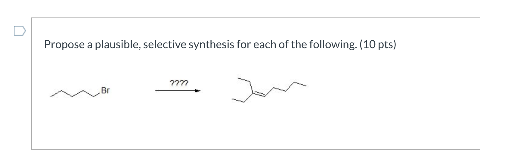 Solved Propose a plausible, selective synthesis for each of | Chegg.com