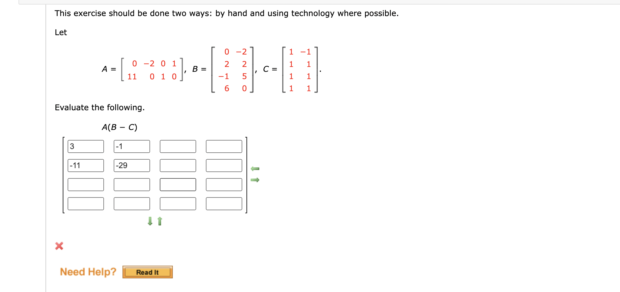 Solved This exercise should be done two ways: by hand and | Chegg.com