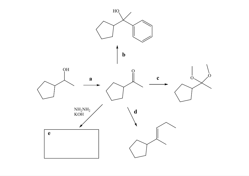Solved Complete the following rxn schemes using appropriate | Chegg.com