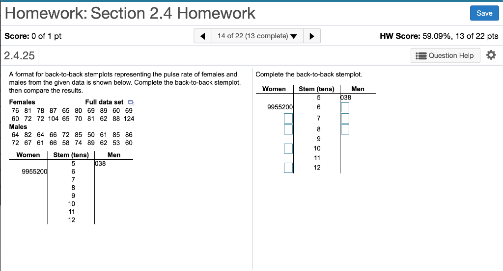 Solved Homework: Section 2.4 Homework Score: 0 of 1 pt | Chegg.com