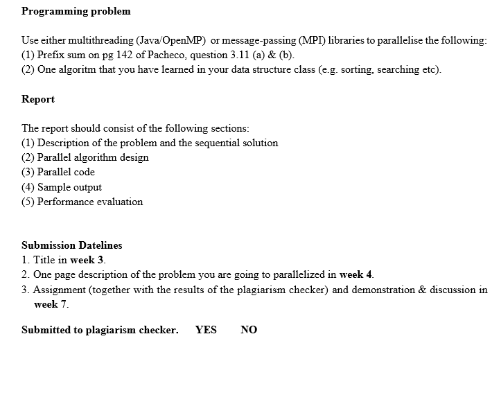 Programming problem Use either multithreading | Chegg.com