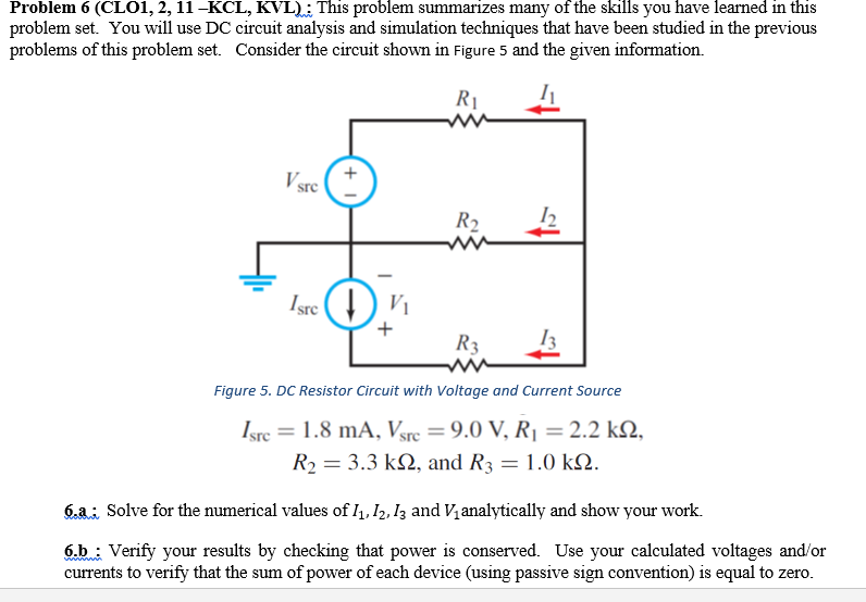 Solved Problem 6 (CLO1, 2, 11 -KCL, KVL): This problem | Chegg.com