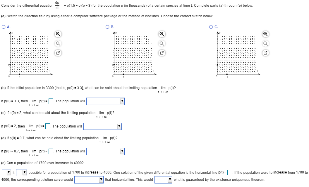 Solved Consider the differential equation dp = -p(1.5-pp-3) | Chegg.com