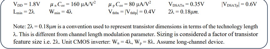 Solved 1. Derive the expression to compute the switching | Chegg.com