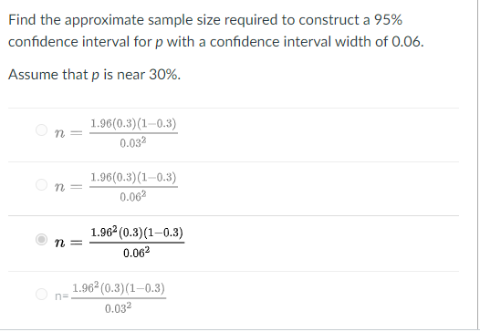Solved Find the approximate sample size required to | Chegg.com