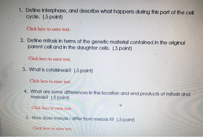 Interphase Cell Cycle Definition - Prophase In Mitosis And Meiosis ...