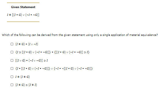 Solved 3. Rules of Replacement - Material Equivalence | Chegg.com