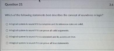 Solved Which of the following statements best describes the | Chegg.com
