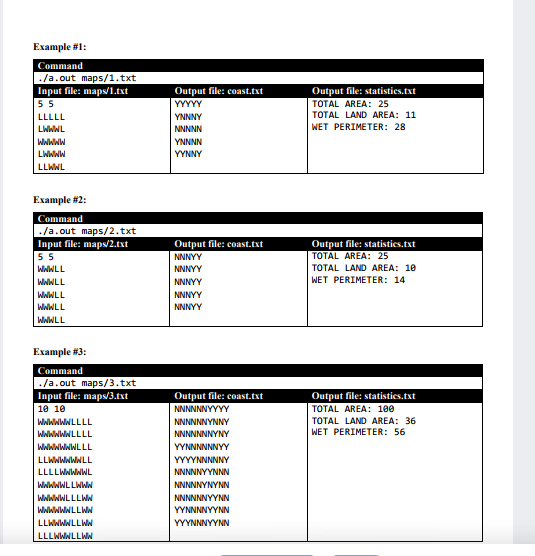 Solved Project #6: Map analysis Task description: In this | Chegg.com