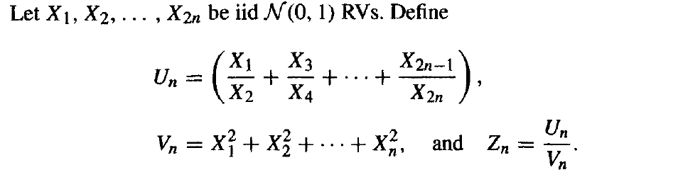 Solved Let X1,X2,…,X2n be iid N(0,1) RVs. Define | Chegg.com