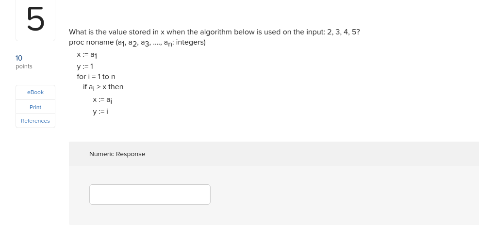 Solved 1 10 What Is The Number Stored In X After The 