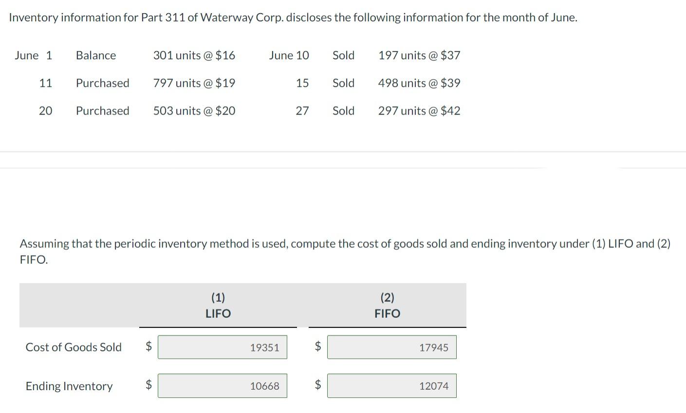 Solved I need all answers. How to step by step. What is the | Chegg.com