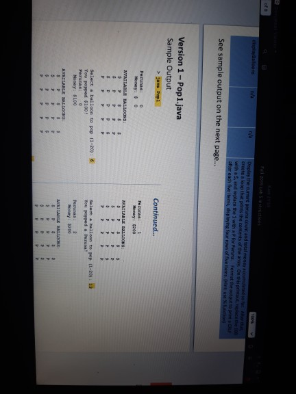 Solved CS1341 - Lab 5 Assignment PERUNA POP! SMU Overview | Chegg.com