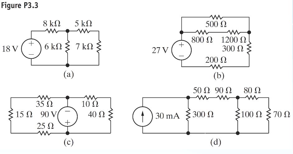 Solved Figure P3.3(d)reduce each of the examples to a single | Chegg.com