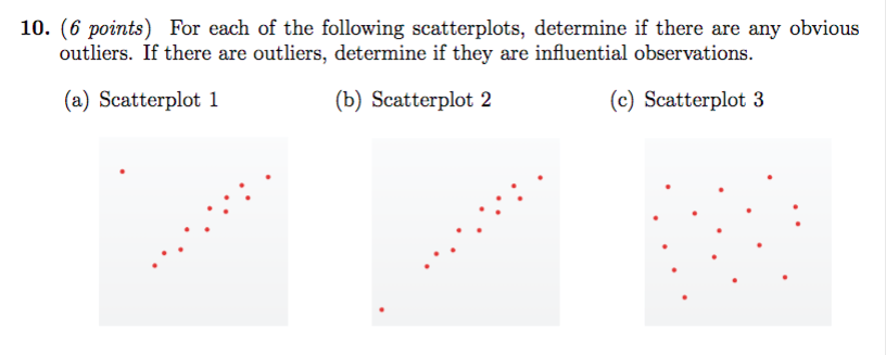Solved 10. (6 points) For each of the following | Chegg.com