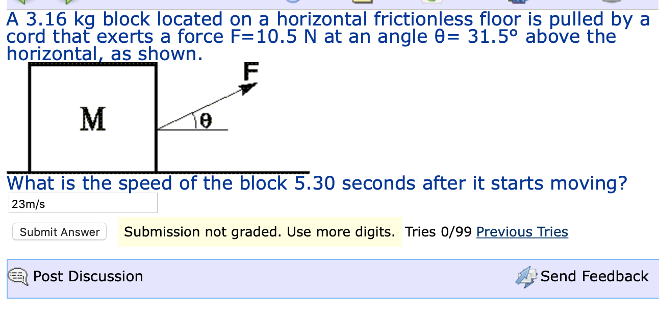 Solved A 3.16 kg block located on a horizontal frictionless | Chegg.com