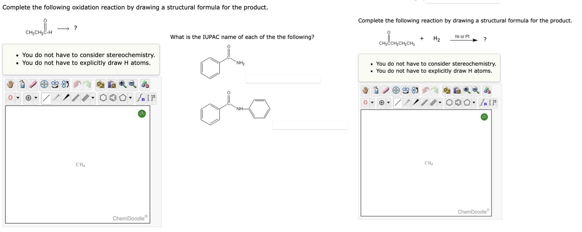 Solved Complete the following oxidation reaction by drawing | Chegg.com