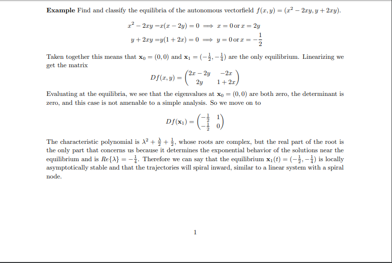 Solved Linearization Worksheet This final week we have the | Chegg.com