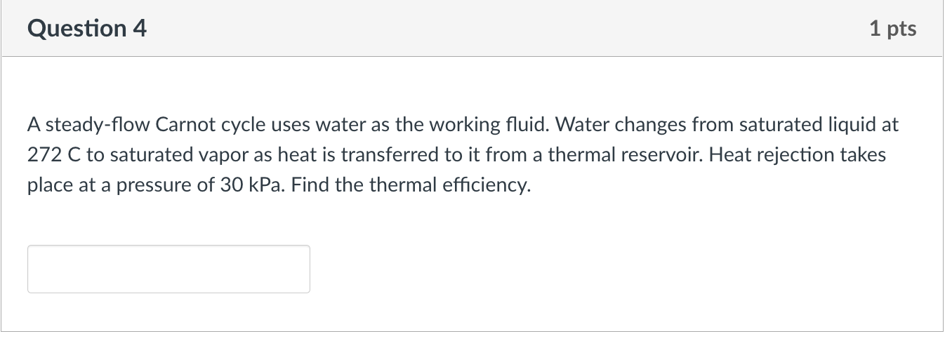 Solved A steady-flow Carnot cycle uses water as the working | Chegg.com