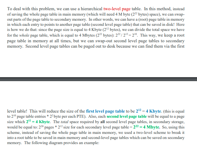 Solved Exercise 1 : Virtual Memory Architecture: a 32-bit | Chegg.com