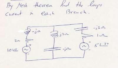 Solved By Mesh theorem had the loops Current in Branch. each | Chegg.com