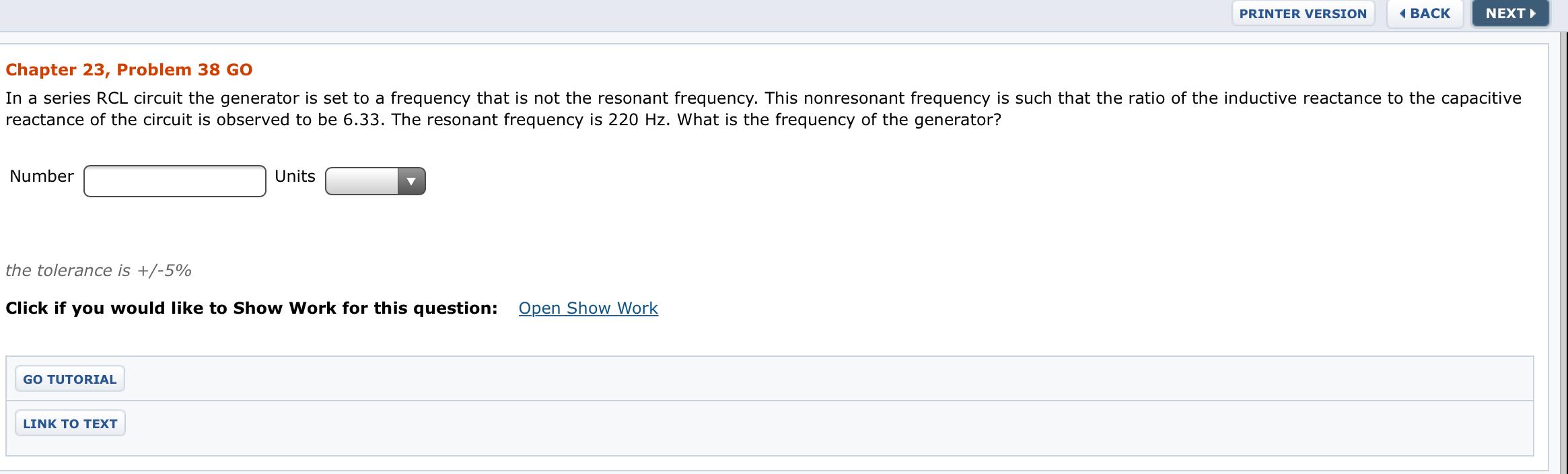 Solved PRINTER VERSION BACK NEXT Chapter 23, Problem 38 GO | Chegg.com