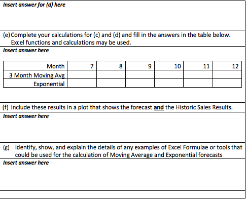 Solved Forecasting Name a forecasting technique and note why | Chegg.com