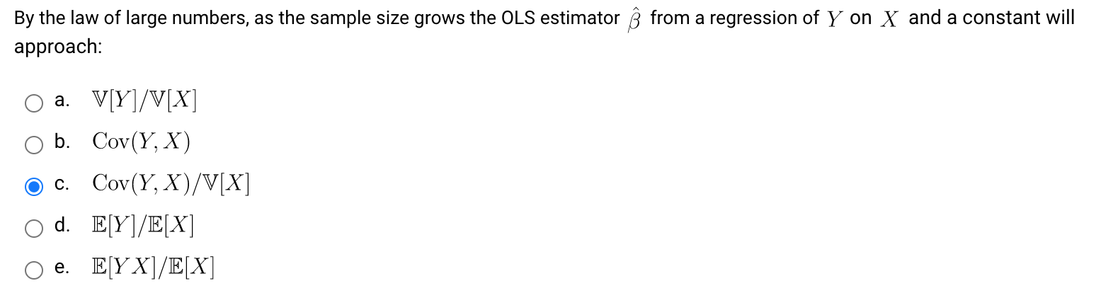 Solved By the law of large numbers, as the sample size grows | Chegg.com