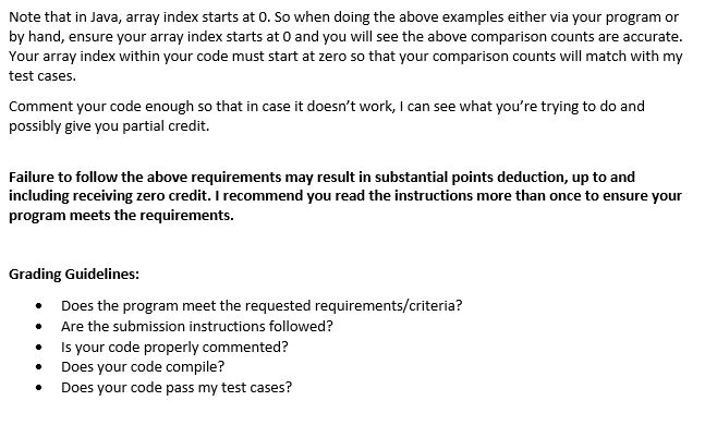 Solved Program Requirements: Implement merge sort using | Chegg.com