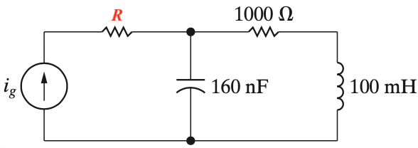 Solved For the circuit shown above, what is the average | Chegg.com