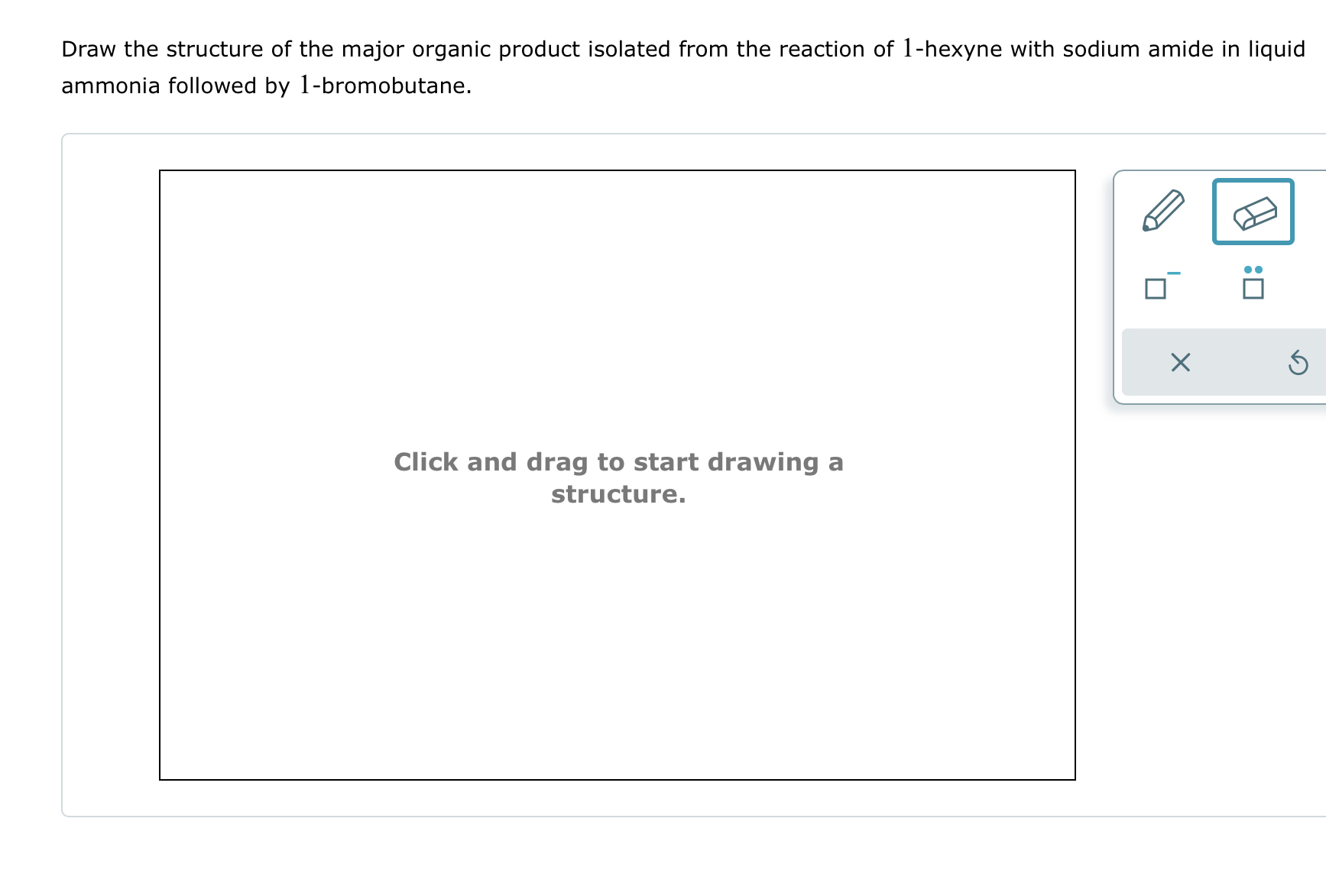 Solved Draw the structure of the major organic product | Chegg.com