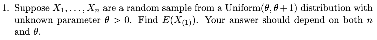 Solved Suppose x1,dots,xn ﻿are a random sample from a | Chegg.com