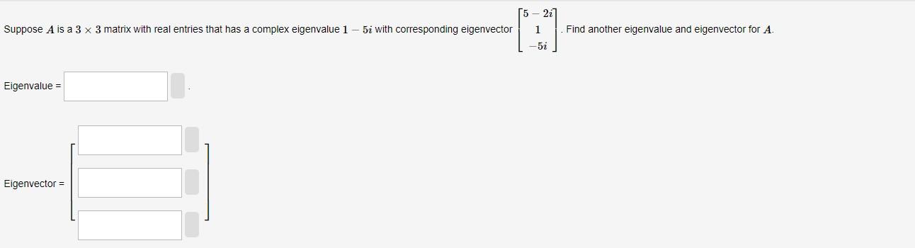 Solved Suppose A is a 3×3 matrix with real entries that has | Chegg.com