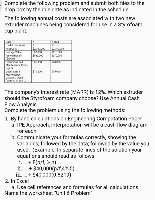 Solved Complete the following problem and submit both files | Chegg.com