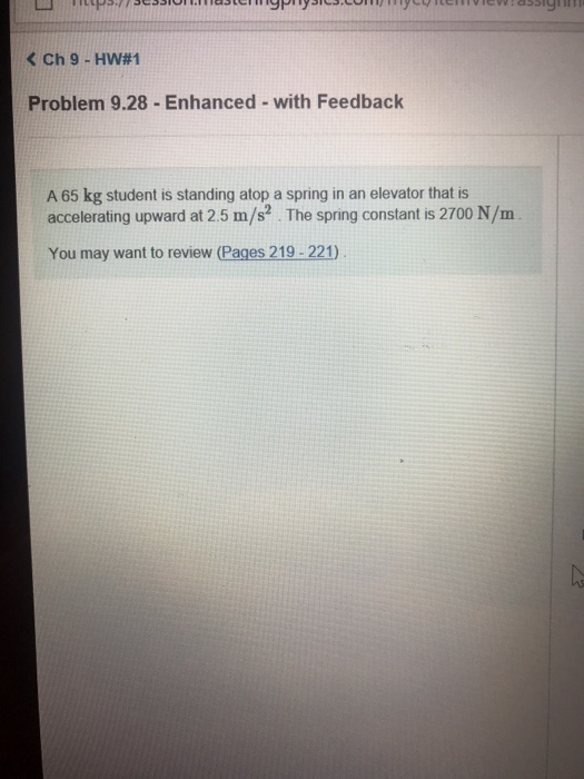 Solved https:session.master gP Problem 9.45 Susan's 13.0 kg | Chegg.com