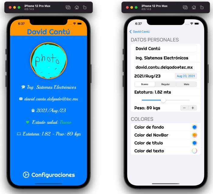 Solved Can help me to make this simple app in SWIFTUI and | Chegg.com