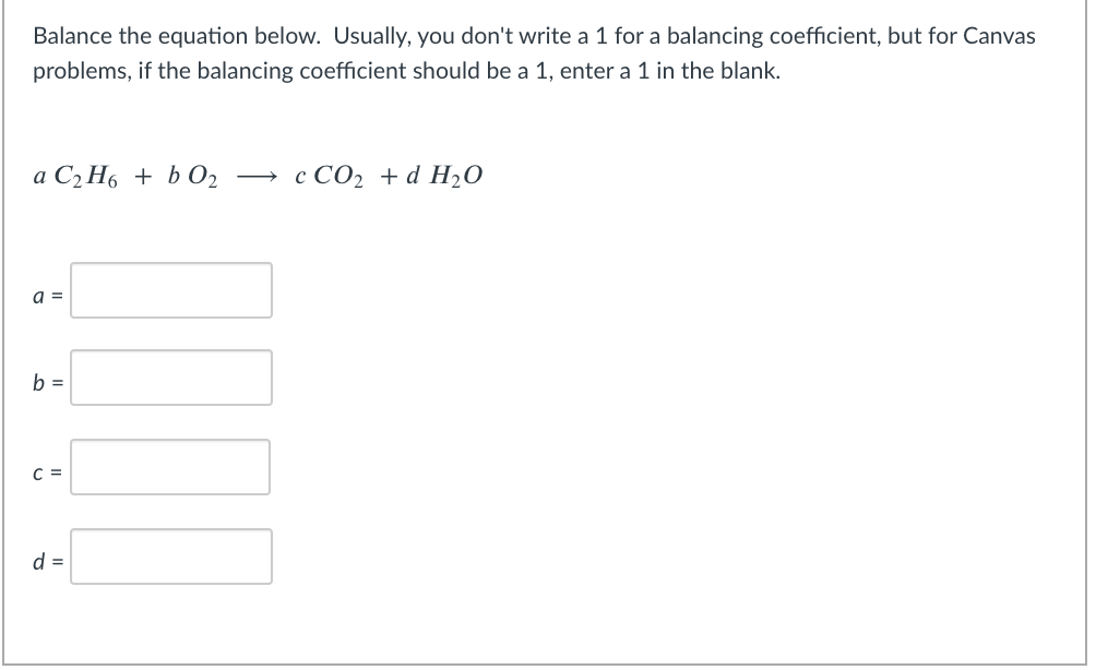 Solved Balance the equation below. Usually, you don't write | Chegg.com